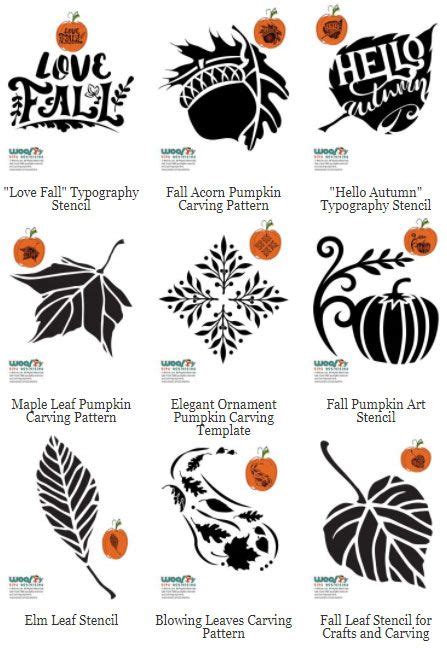 Smart Fall Leaf Pumpkin Carving Patterns Naming Body Parts Worksheet