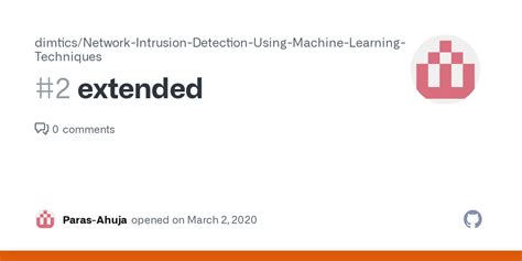 Extended · Issue 2 · Dimticsnetwork Intrusion Detection Using Machine