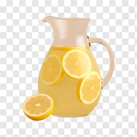 얼음과 레몬을 곁들인 맑은 유리 투수로 상쾌한 레모네이드 레몬 에이드 피처 빙 Png 일러스트 및 이미지 에 대한 무료 다운로드 Pngtree