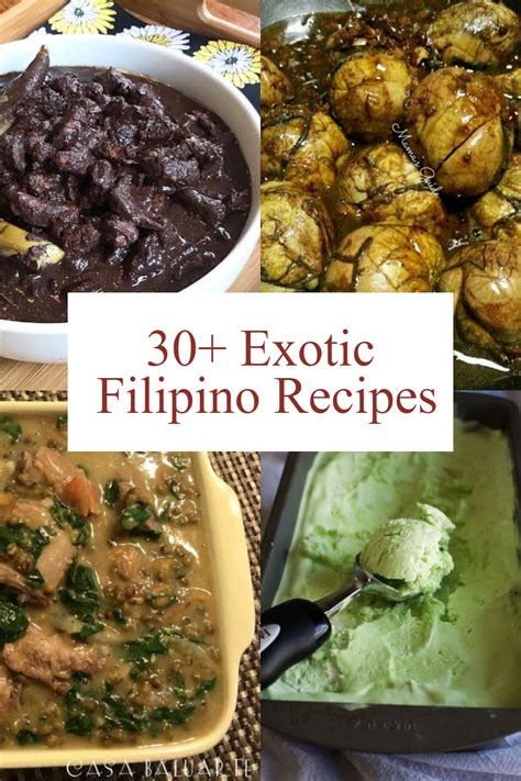 30 Exotic Filipino Recipes Phillipino Food Easy Filipino Recipes