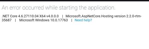 Aspnet Core Application Start Up Issue On Windows Plesk Shared Hosting Stack Overflow