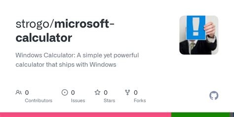Github Strogo Microsoft Calculator Windows Calculator A Simple Yet Powerful Calculator That
