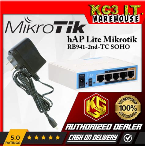 Hap Lite Mikrotik Rb941 2nd Tc Soho Router W Wifi For Hotspot Vendo Business Haplite Rb941