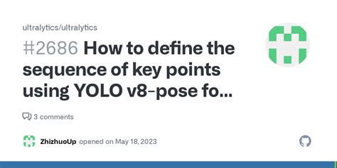 How To Define The Sequence Of Key Points Using Yolo V8 Pose For A