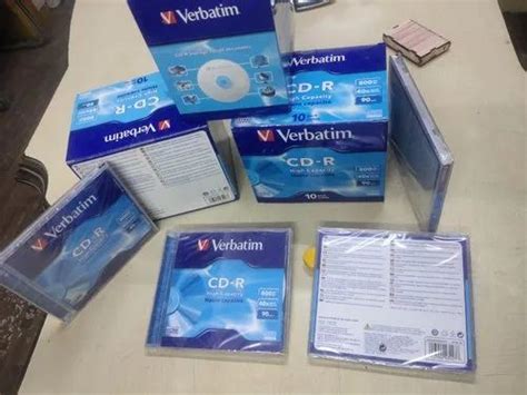 Cd R With Jewel Case Verbatim Thick Transparent Cover At Rs 3700 Box Of 100 Pieces Jewel