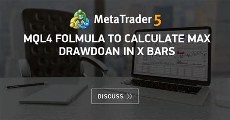 Mql4 Folmula To Calculate Max Drawdoan In X Bars Unemployment Rate Mql4 And Metatrader 4