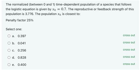 Solved The Normalized Between 0 And 1 Time Dependent