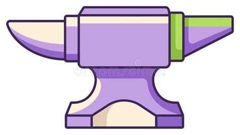 Anvil Cartoon Vector Illustration Stock Illustrations 516 Anvil