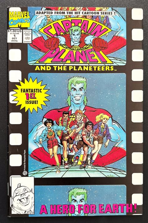 Captain Planet And The Planeteers 1 1991 1st App Of Cp Vf Neal