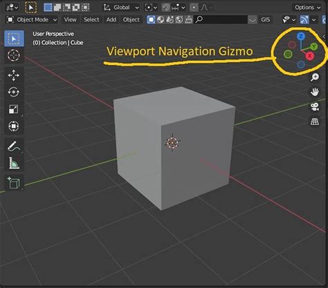 Viewport Navigation Gizmo Disappears During Transformation Basics Interface Blender