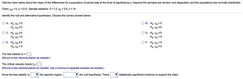 Answered Test The Claim Below About The Mean Of… Bartleby