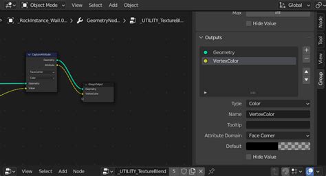 Geometry Nodes Break Vertex Colors Blender Stack Exchange