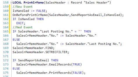 Event Request Codeunit 82 Sales Post Print · Issue 2316