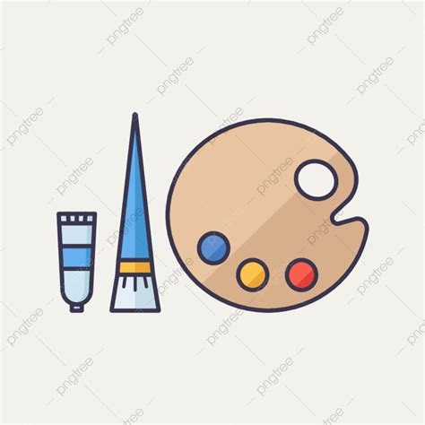 브러시 페인트 팔레트 아이콘 벡터 브러시 팔레트 그림 물감 Png 일러스트 및 벡터 에 대한 무료 다운로드 Pngtree