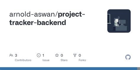 Github Arnold Aswanproject Tracker Backend