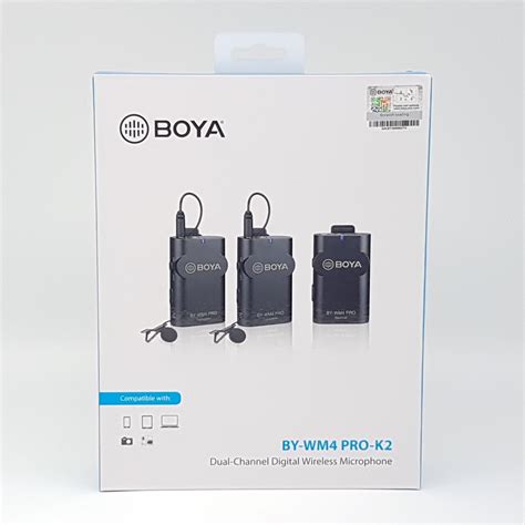 BY-WM4 Pro K2 Micrófono Inalámbrico Doble – Boya