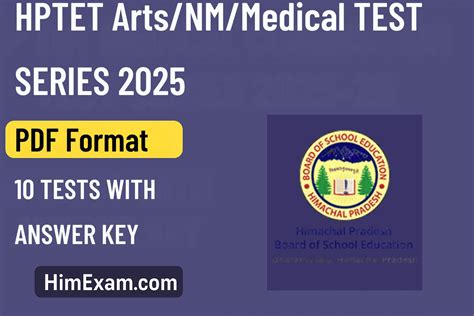 Hptet November Test Series 2025 Arts Nm Medical