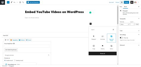 How To Embed Youtube Video On Wordpress