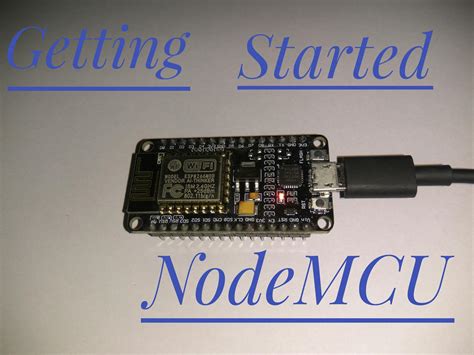 getting started with nodemcu esp8266