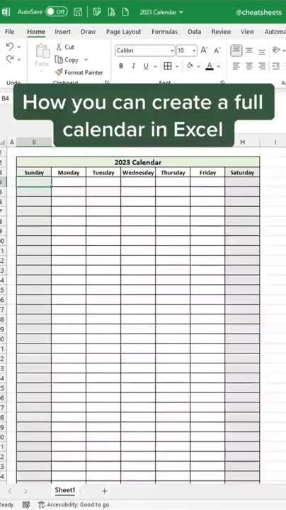 How To Create A Dynamic Calendar In Excel Ziad Ismail Posted On The