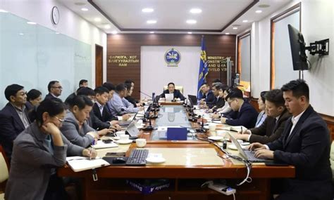 Барилга хот байгуулалтын сайдын ээлжит шуурхай хуралдаан боллов Nio Mn