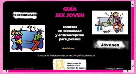 La Guía Sex Joven enlace para jóvenes y para profesionales