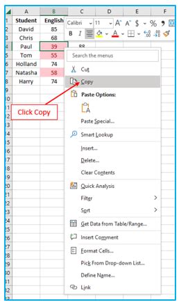 Copy Conditional Formatting To Another Cell In Excel