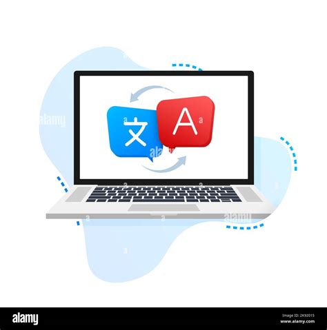 Online Language Translator Concept Translator Icon Vector Stock Illustration Stock Vector