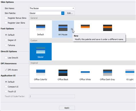 Winforms Visual Studio Palette Editor V