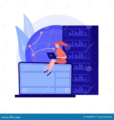 Proxy Server Icon Trendy Flat Vector Proxy Server Icon On White