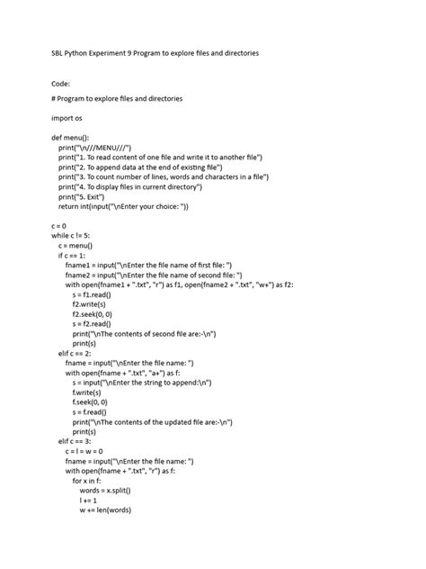 File And Directory Explorer In Python Pdf
