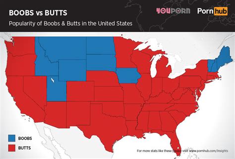 This Map Shows Where America Loves Butts More Than Boobs