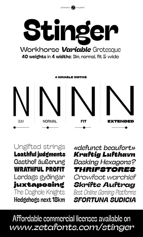 Stinger Font Fontmagic