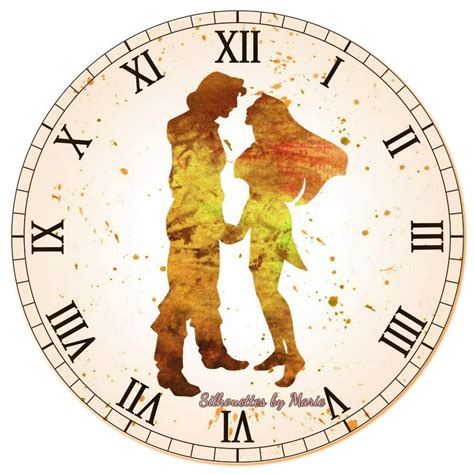 Pocahontas Watercolor Clock Etsy