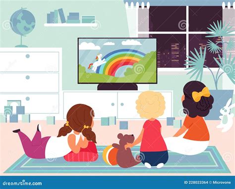 Watching Movie Cartoon