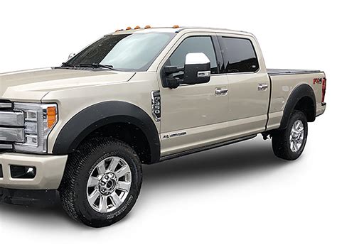Ford Super Duty Fender Flares 4 Piece Set Black Textured