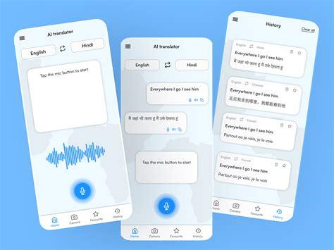 Ai Realtime Translation App By Aryan Tripathi On Dribbble