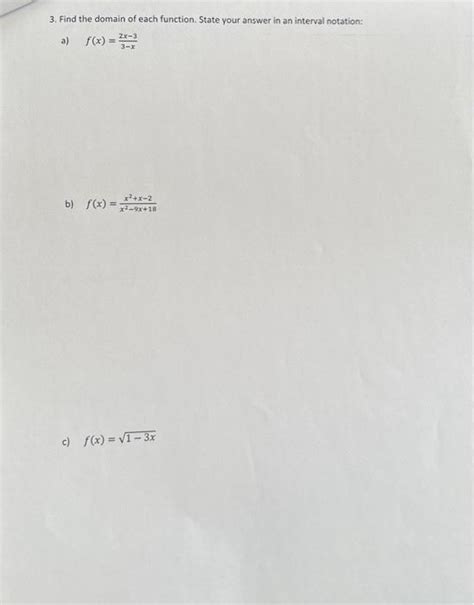 solved 1 evaluate each function at the given points a