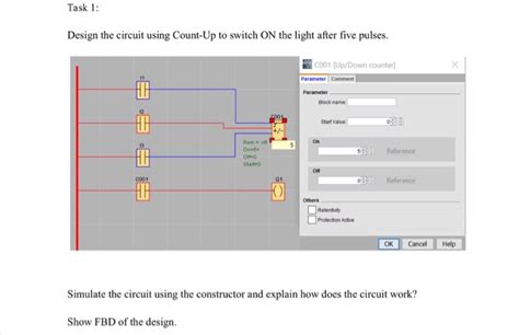 Solved Task 1 Design The Circuit Using Count Up To Switch Chegg Com