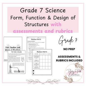 GRADE SCIENCE ONTARIO Form Function And Design Of Structures UNIT