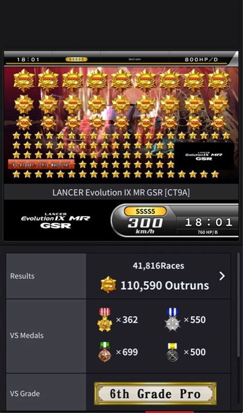 110k Outrun Evo 9 High Rename 6 Grade Pro Wangan Wmmt Wmmt6rr