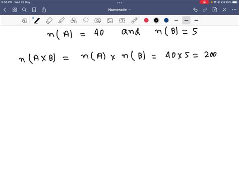 SOLVED Text Use The Given Information To Find N AxB And N BxA N A And N B Find