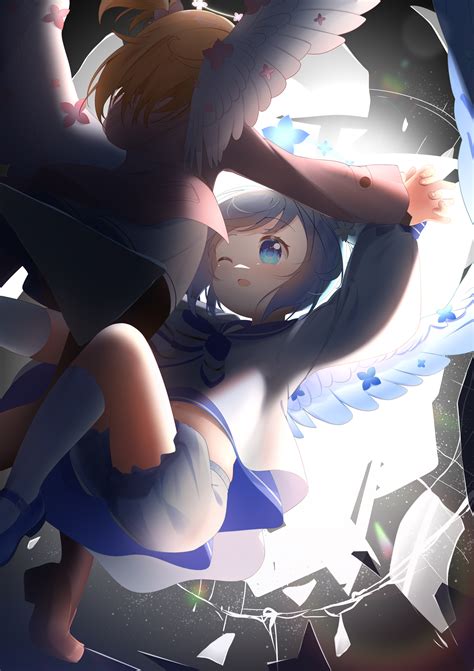 Kafuu Chino And Hoto Cocoa Gochuumon Wa Usagi Desu Ka Drawn By Dian Zhi Sang Danbooru