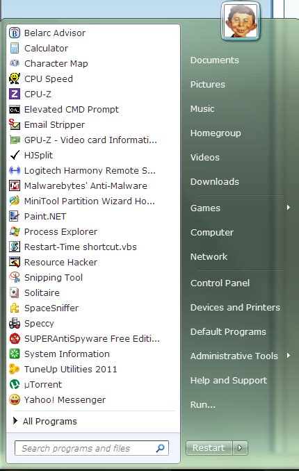 how can i put start menu items in alphabetical order windows 7 forums