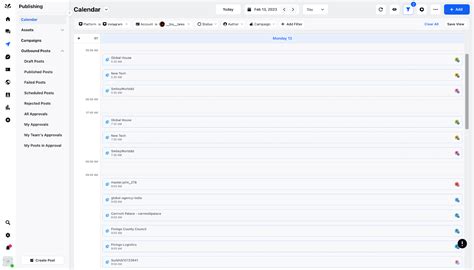 ‎campaigns visibility in calendar sprinklr self serve help center