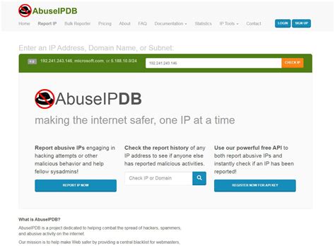 Abuseipdb Online Service For Checking Ip Addresses For Malware Freezvon Abuseipdb Online Service For Checking Ip Addresses For Malware Freezvon