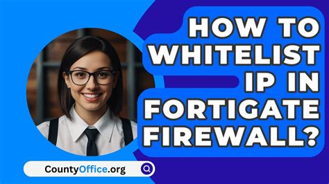 How To Whitelist Ip In Fortigate Firewall Youtube