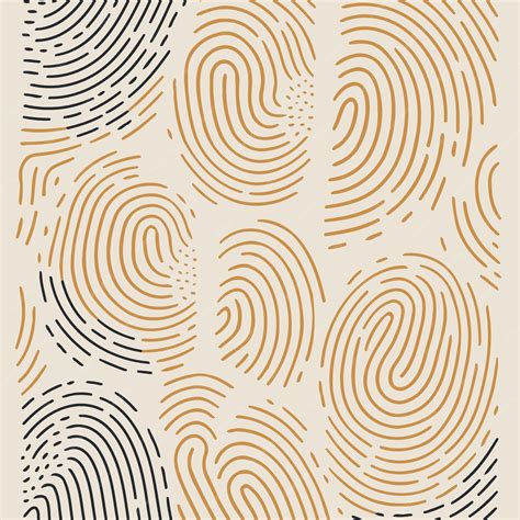 Premium Vector Fingerprint Based Abstract Vector