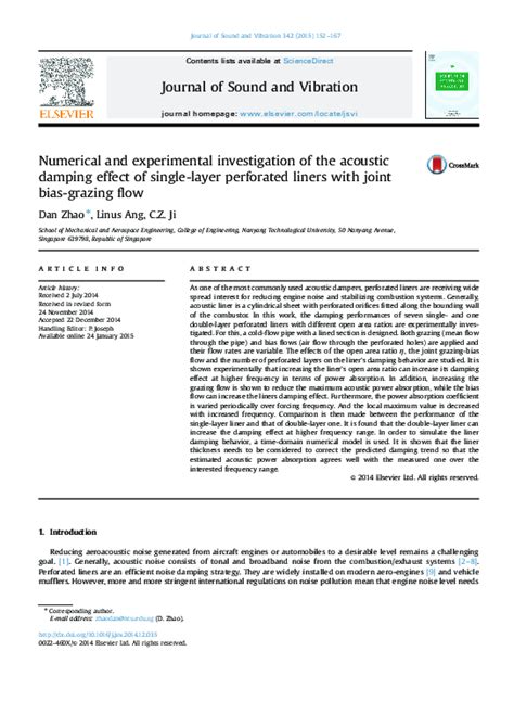 Pdf Numerical And Experimental Investigation Of The Acoustic Black Hole Effect For Vibration
