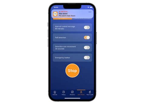 Man Down System With Smartphone App Multibel